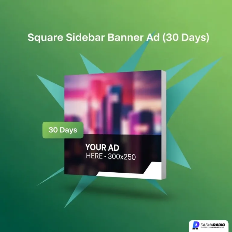 Sidebar Banner 300x250 Ad | Dilemaradio